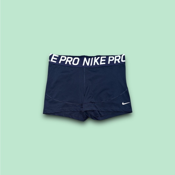 Nike | Shorts | Nike Drifit Xl Womens Pro Comp Training Shorts Obsidian ...
